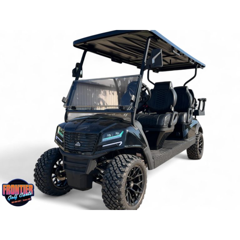 Sierra LSV AX3 - Black 6 Passenger - Frontier Golf Carts