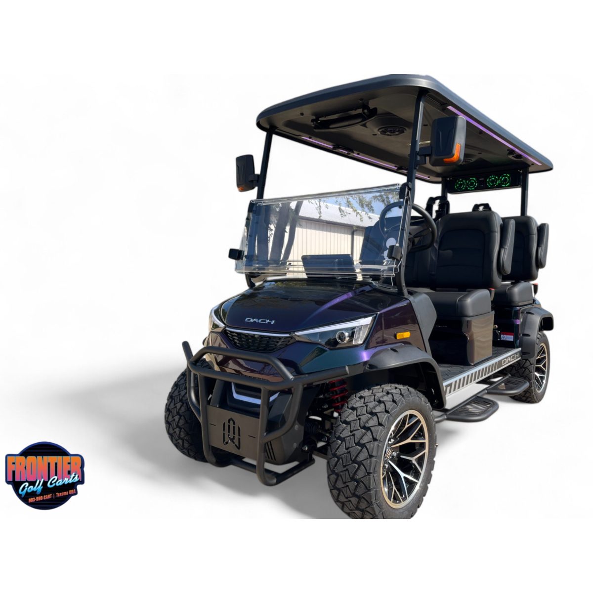 Sierra LSV AX3 - Black 6 Passenger - Frontier Golf Carts