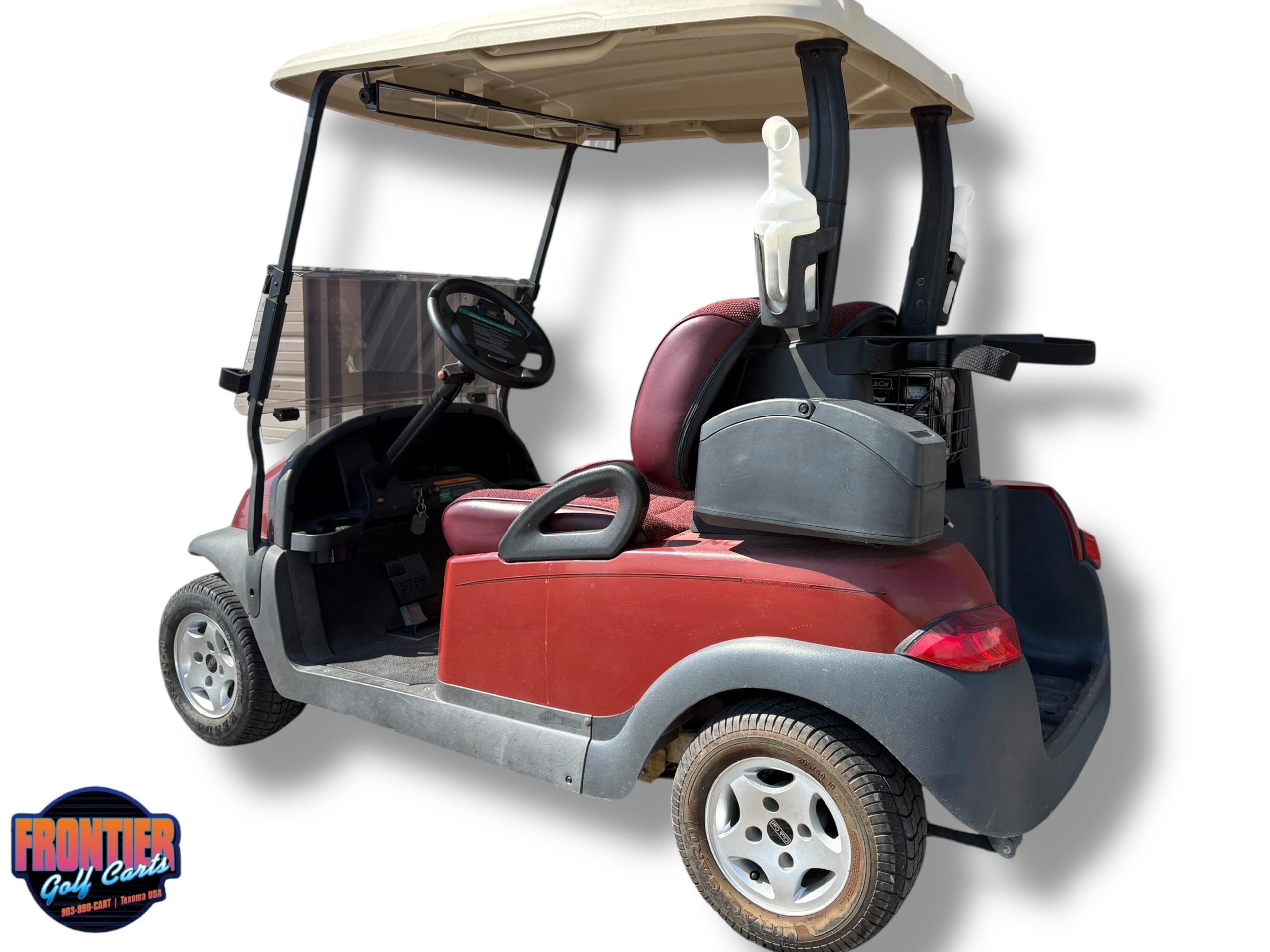 Club Car Precedent - Maroon - Frontier Golf Carts